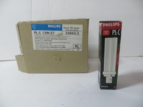 Case LOT of 10 NEW Philips PL-C 13W/27 Bulbs Lamps 33943-2 | eBay