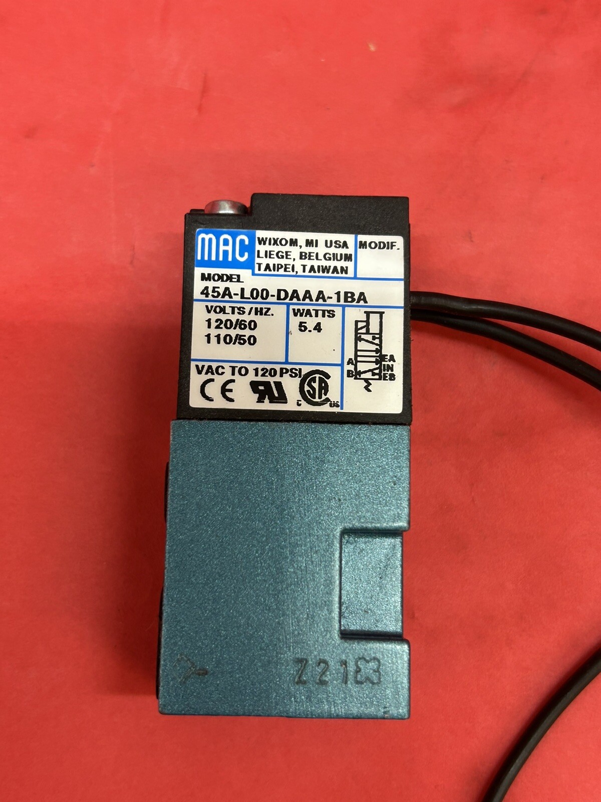 MAC Solenoid Valve 45A-L00-DAA-1BA | eBay