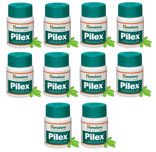 10 Pack X Himalaya PILEX 60 Tabs, Piles Fissures Hemmorhoids Treatment ...