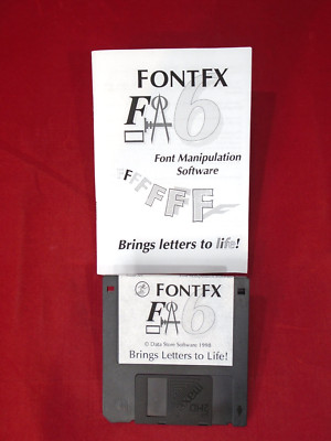 FONTFX 6 Disc and Guide for ACORN RISC OS by Data Store 1998 | eBay
