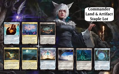 9x - Commander FINAL FANTASY Land & Artifact Lot -Thought Vessel Sol ...
