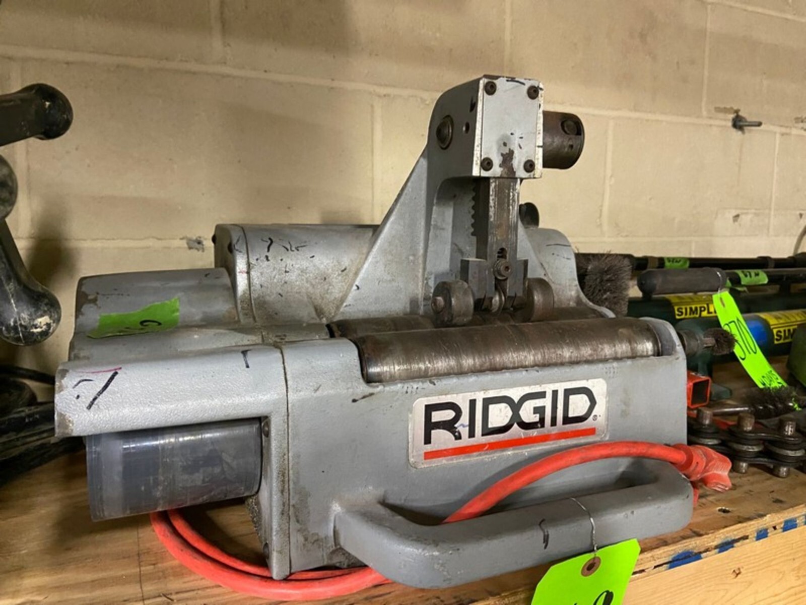 Ridgid 122 Copper Cutting and Prep Machine for Copper and SS Tube | eBay