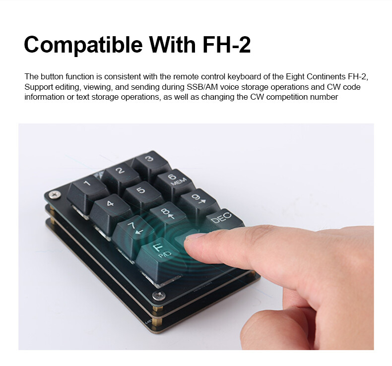 External Control Keyboard For YAESU FH-2 FT-891 FT-991 FT-710 ...