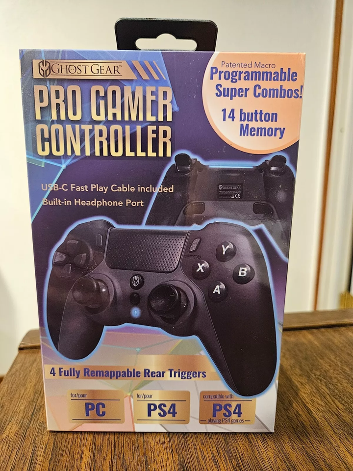 Wired Controller for PS4, PC | USB-C | Programmable Combos | eBay