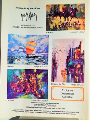 MARK KING ART PIECE VTG ORIG 1977 ADVERTISEMENT | eBay