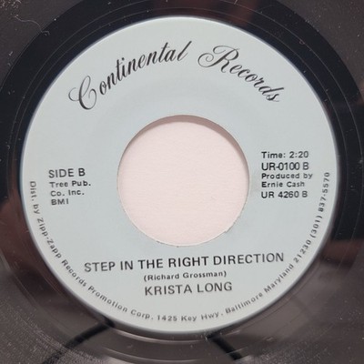 Krista Long Step In / Treat Me 7" 45rpm EX Vinyl 80's Record free ...