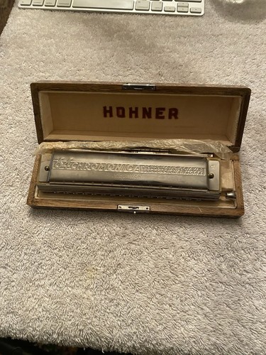 Vintage M. Hohner 64 Chromonica Germany Harmonica In Case | eBay