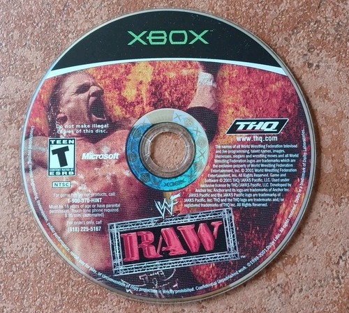 Xbox WWF Raw Wrestling Disc Only | eBay
