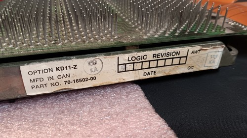 DEC Digital Corporation KD11-Z 70-16502-00 PDP11/44 Backplane 54-13593 ...