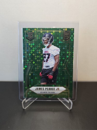 JAMES PEARCE JR. 2025 Donruss Elite 🏈 GREEN DISCO Rookie #129 ATLANTA ...