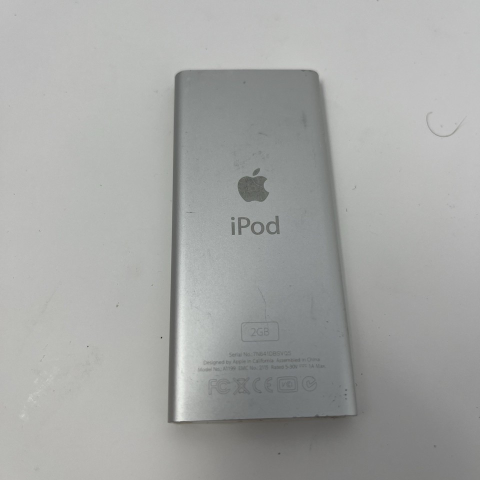 Apple iPod Nano A1199 2GB 2nd Generation Works Cracked Screen | eBay