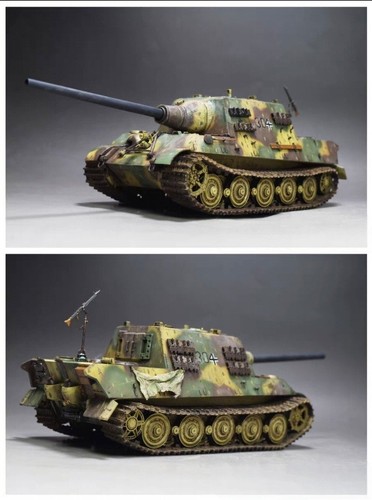 1 35 German Army Jagdtiger Heavy Tank Destroyer Assembly Painted ...