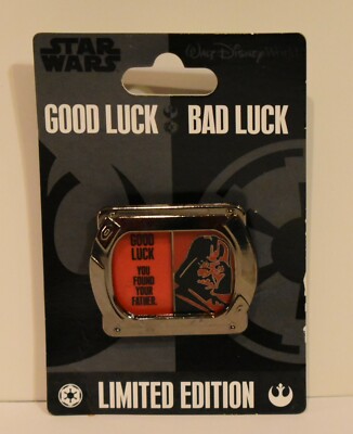Star Wars GOOD LUCK BAD LUCK Limited Edition Pin | eBay