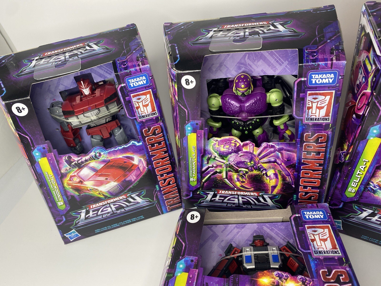 Lot Of 4 Transformers Legacy Arcee Tarantulas Knock-out Wild Rider | eBay