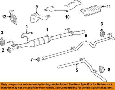 MERCEDES OEM 07-23 C250 Exhaust Components-Muffler Clamp 0004901441 | eBay