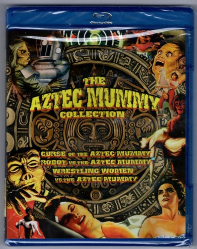 The Aztec Mummy Collection (Blu-ray, 1957) Curse, Robot vs, Wrestling ...