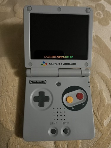 Nintendo Game Boy Advance SP Model Console Backlit Screen Modified ...