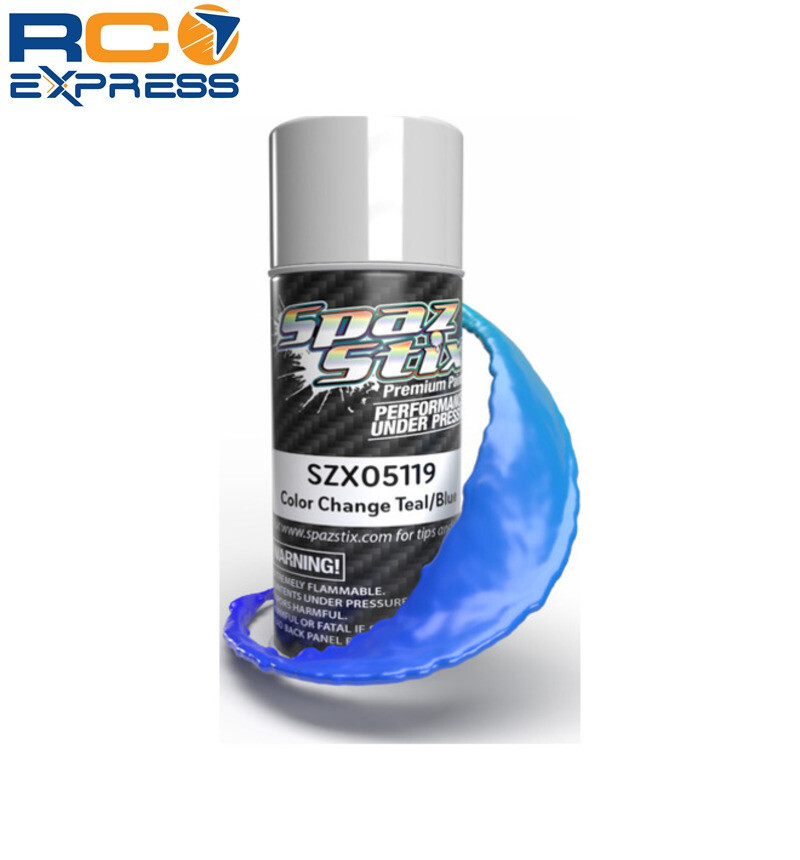 Spaz Stix Color Change Aerosol Paint, Teal/Blue, 3.5oz Can SZX05119 | eBay
