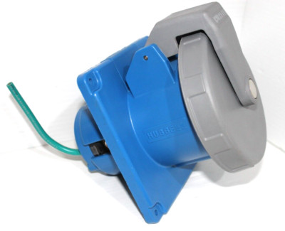 ⭐NEW⭐ HUBBELL HBL5100R9W 100-Amp PIN&SLEEVE GENERATOR RECEPTACLE 100A ...