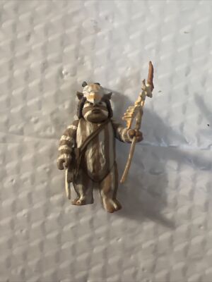 Star Wars Logray Ewok Action Figure 1998 Hasbro Power of Force Complete ...