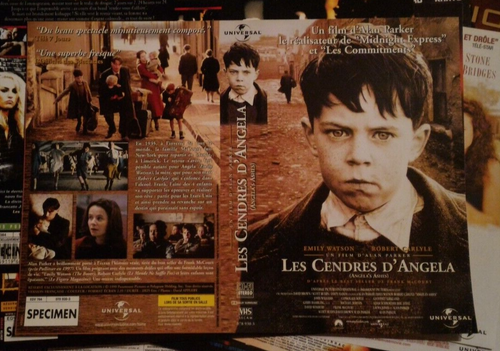 JAQUETTE VHS - UNIVERSAL - LES CENDRES D'ANGELA (1999) **RECTO/VERSO ...