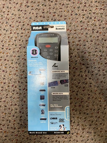 RCA Universal Learning Remote Control RCU810B (8 Devices) TV DVD | eBay
