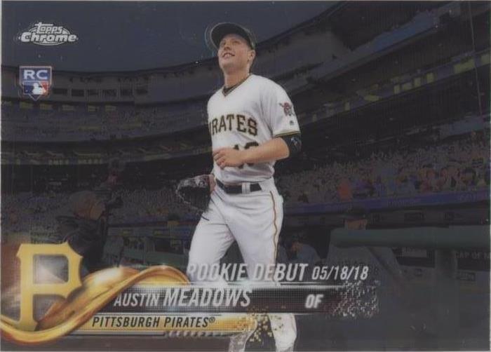 2018 Topps Chrome Update - Rookie Debut Austin Meadows #HMT99 (RC) for ...