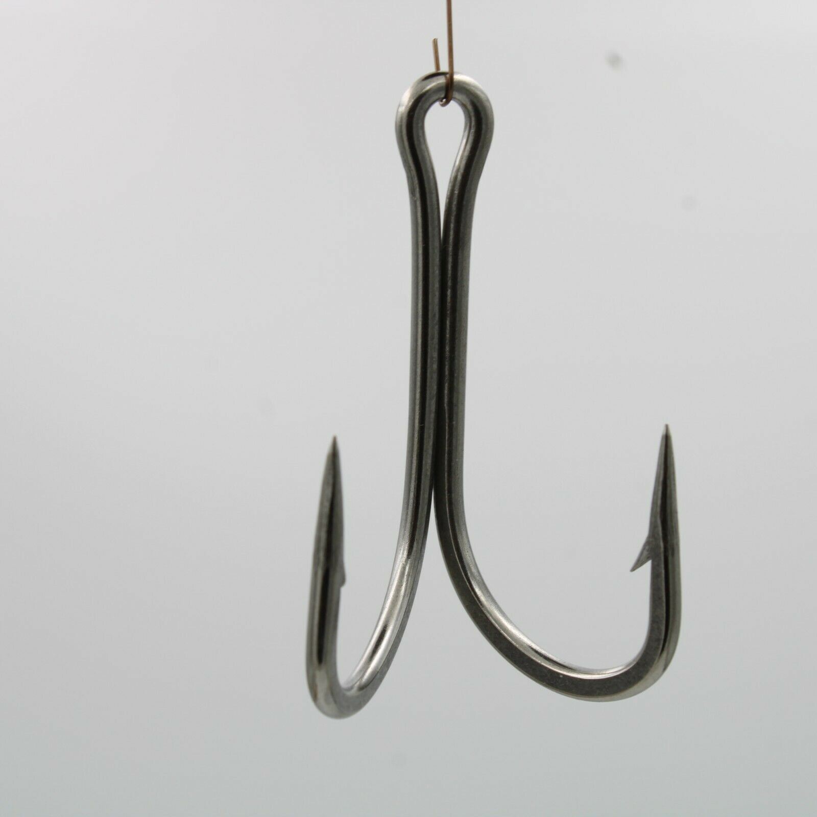 Mustad O'Shaughnessy Double Hook - Silver (7982HS) for sale online | eBay