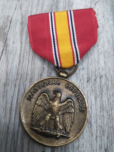 NATIONAL DEFENSE SERVICE MEDAL full size U.S. military army navy Air ...