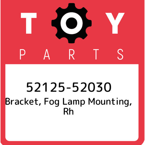 52125-52030 Toyota Bracket, fog lamp mounting, rh 5212552030, New ...