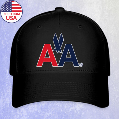American Airlines Black Hat Baseball Cap Size S/M-L/XL | eBay