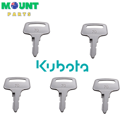 5 Ignition Key For Kubota Tractor Equipment Keys Replaces 37410-55150 ...
