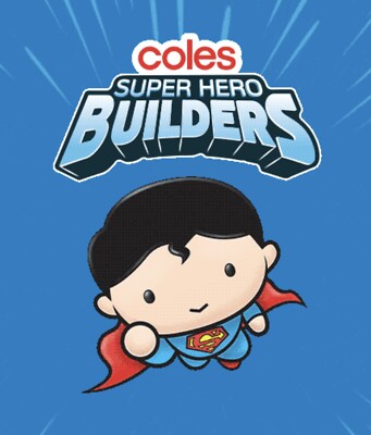 Coles Super Hero Builders - Choose Your Characters - Free Postage ...