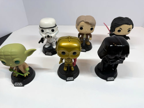 Funko Pop Vinyl Bobble Head Figures Lot of 6 Star Wars | eBay