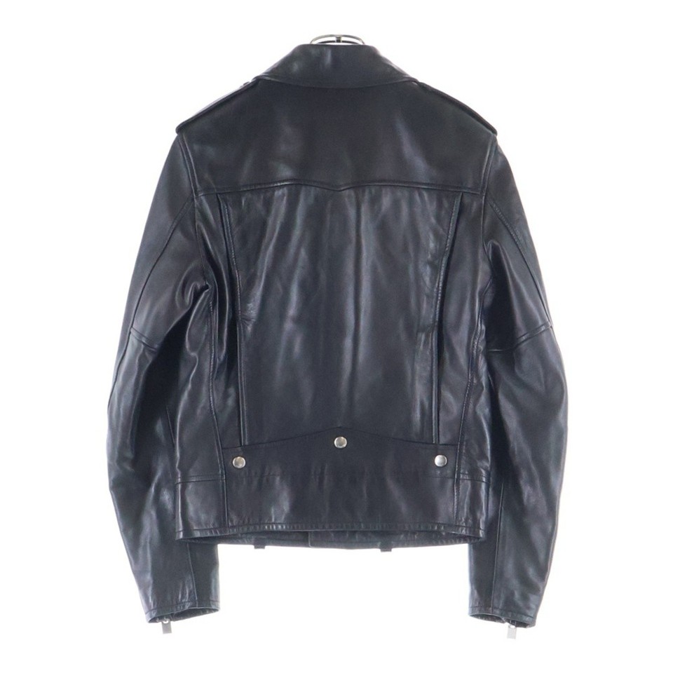 SAINT LAURENT PARIS 15AW L01 CLASSIC MOTORCYCLE LEATHER RIDERS JACKET ...