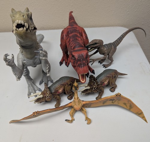 Jurassic Park Tyrannosaurus Rex & Indominus Rex Dinosaur Lot | eBay