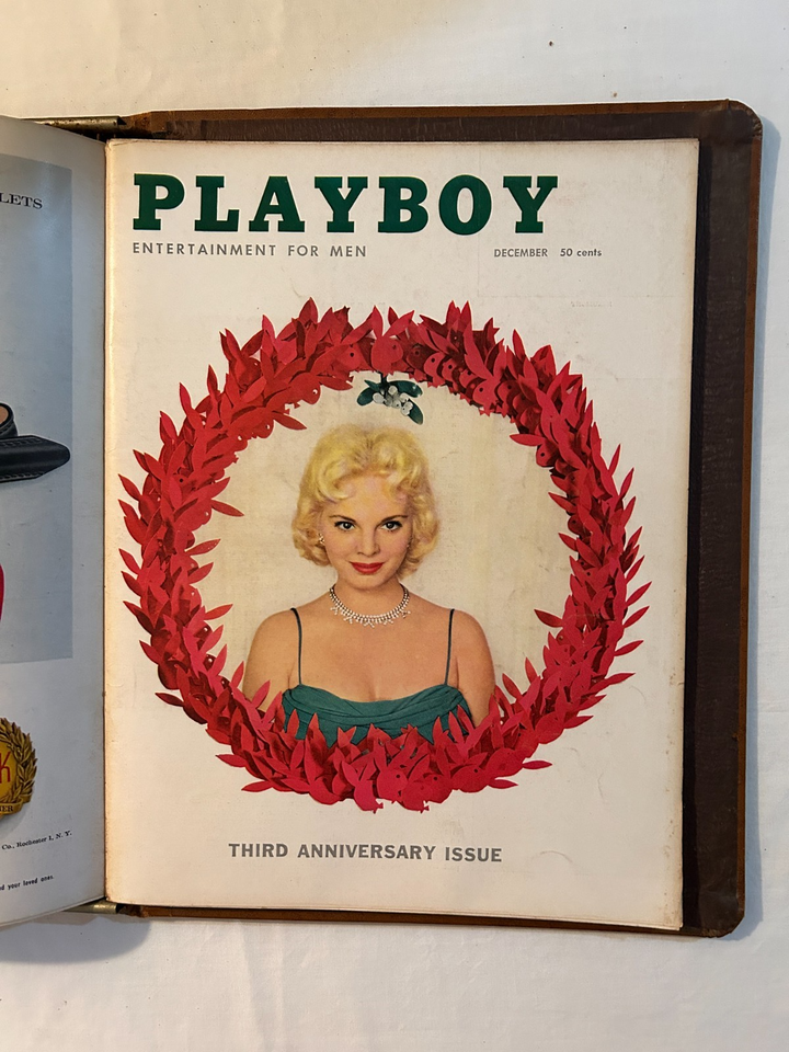 1956 Lot of 12 vintage Playboy magazines with centerfolds | eBay