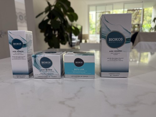 Biokos Age Renew Face Creams, Toner & Serum-Brand New In Packaging 4 ...