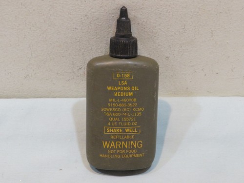 Vintage Vietnam War Era US Army Military LSA Weapons Oil Medium 4 oz ...