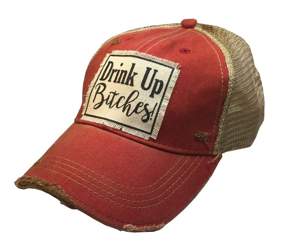 VINTAGE LIFE Distressed Baseball Caps Funny Trucker Hats with Sayings ...