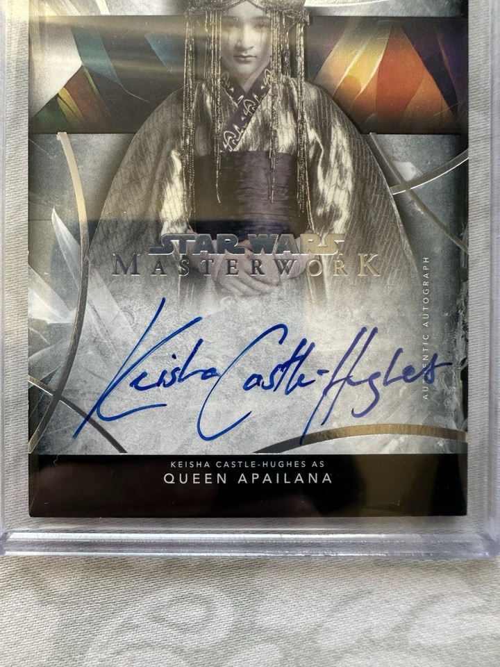 2024 Topps Star Wars Masterwork Keisha Castle-Hughes as Queen Apailana ...