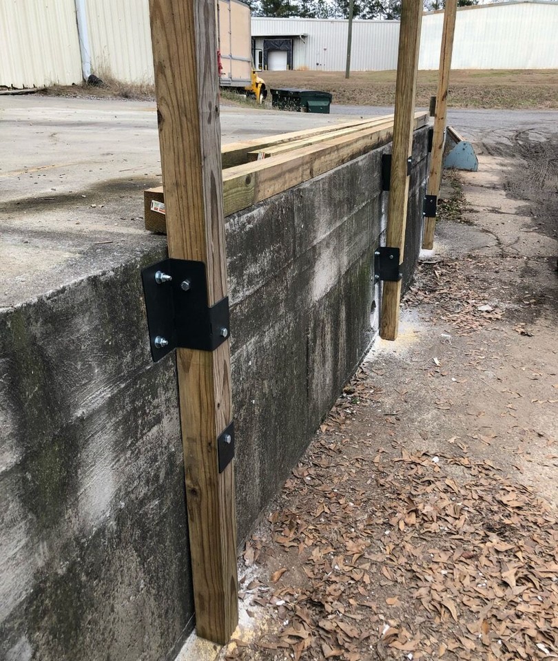 PostHugger™ 2Pc Wall Hugger™ Rail/Post/Fence Mount Brackets For 4x4 or ...