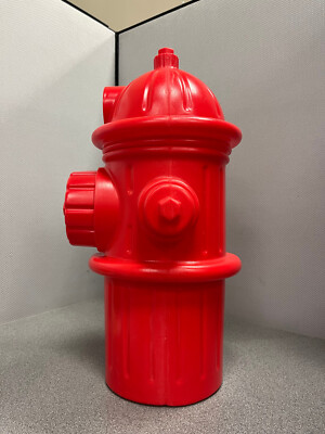 Life Sized Red Hollow Plastic Fire Hydrant 24" tall | eBay