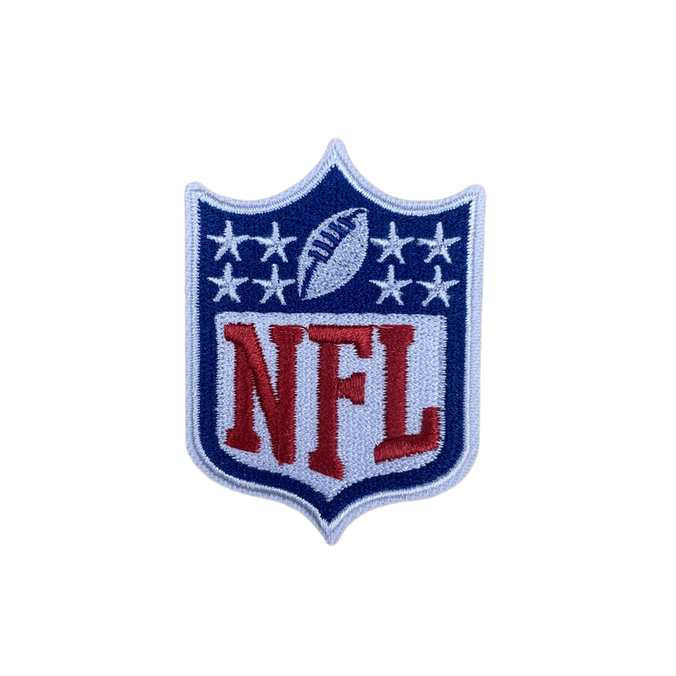 Set Of 3 AFC + NFC CONFERENCE + Small NFL shield Logos IRON ON PATCHES ...