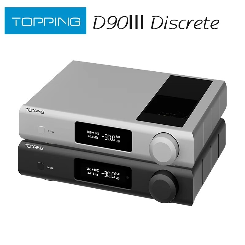 TOPPING D90 III Discrete Fully Balanced HiFi DAC PCM768 DSD512 BT5.1 Support LDA | eBay