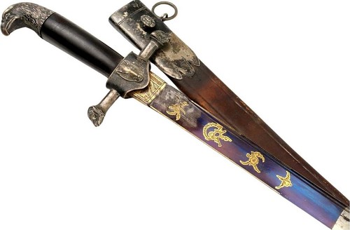 ANTIQUE RARE AMERICAN REVOLUTION HIGH RANK OFFICERS SILVER MOUNTED ...