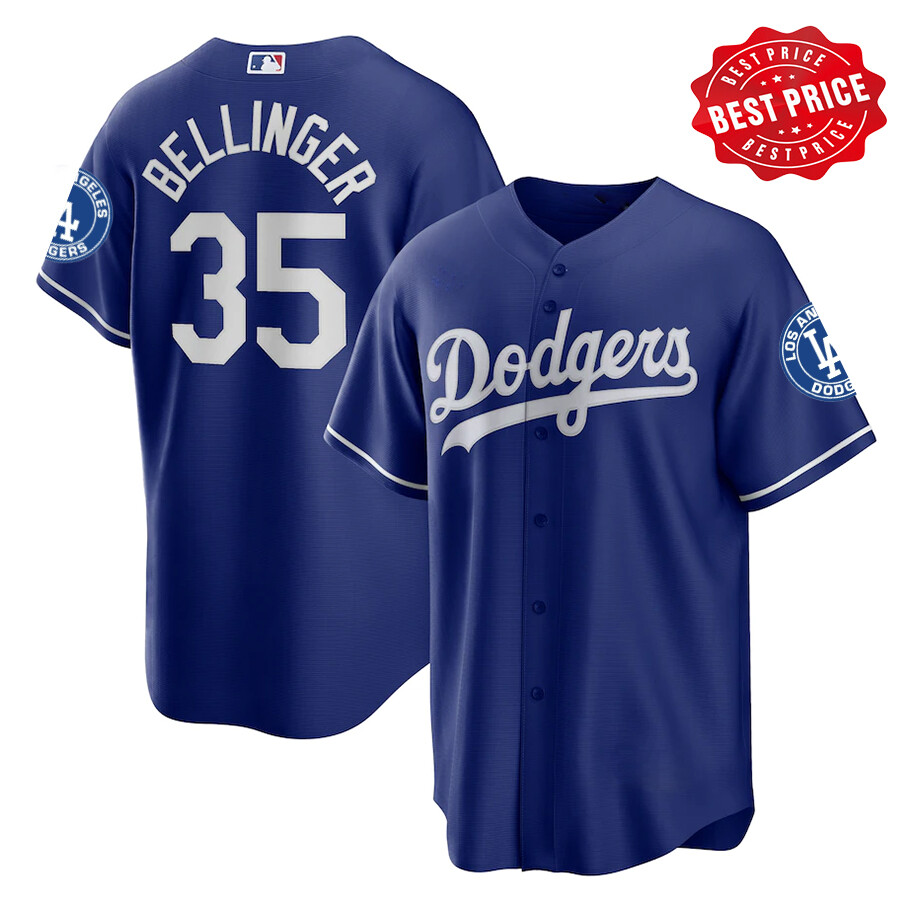 Cody Bellinger No.35 Dodgers Fan Made Baseball Jersey Print Size S-5XL ...