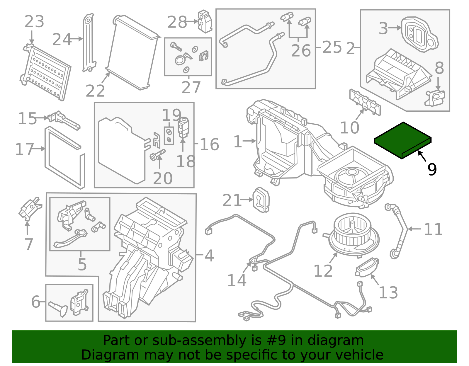 Volkswagen of America 5Q0819669 Filters - Cabin Air Filter for sale ...