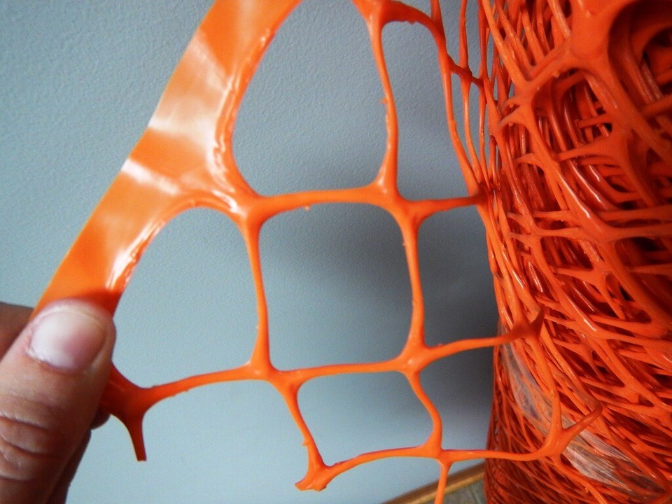 ORANGE SAFETY/BARRIER DIAMOND FENCING HEAVY DUTY GRADE 4FT X 50FT | eBay