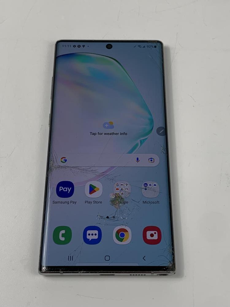 Samsung Galaxy Note 10+ 256GB (Unlocked) SM-N975U Aura Glow - Broken | eBay
